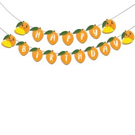 Mango Fruit Happybirthday Theme Party Decoration Banner/Bunting,Mango ...